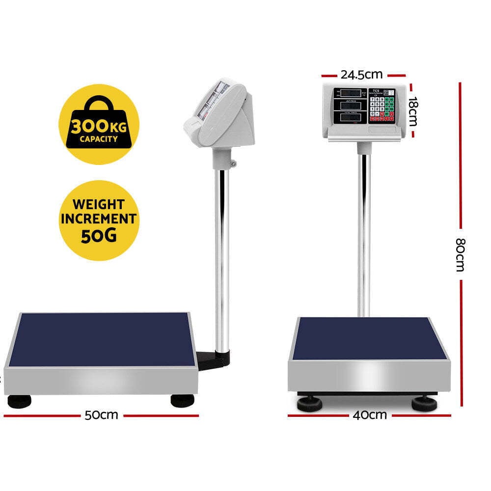 300KG Digital Electronic Platform Scale for Commercial Use - InkStation