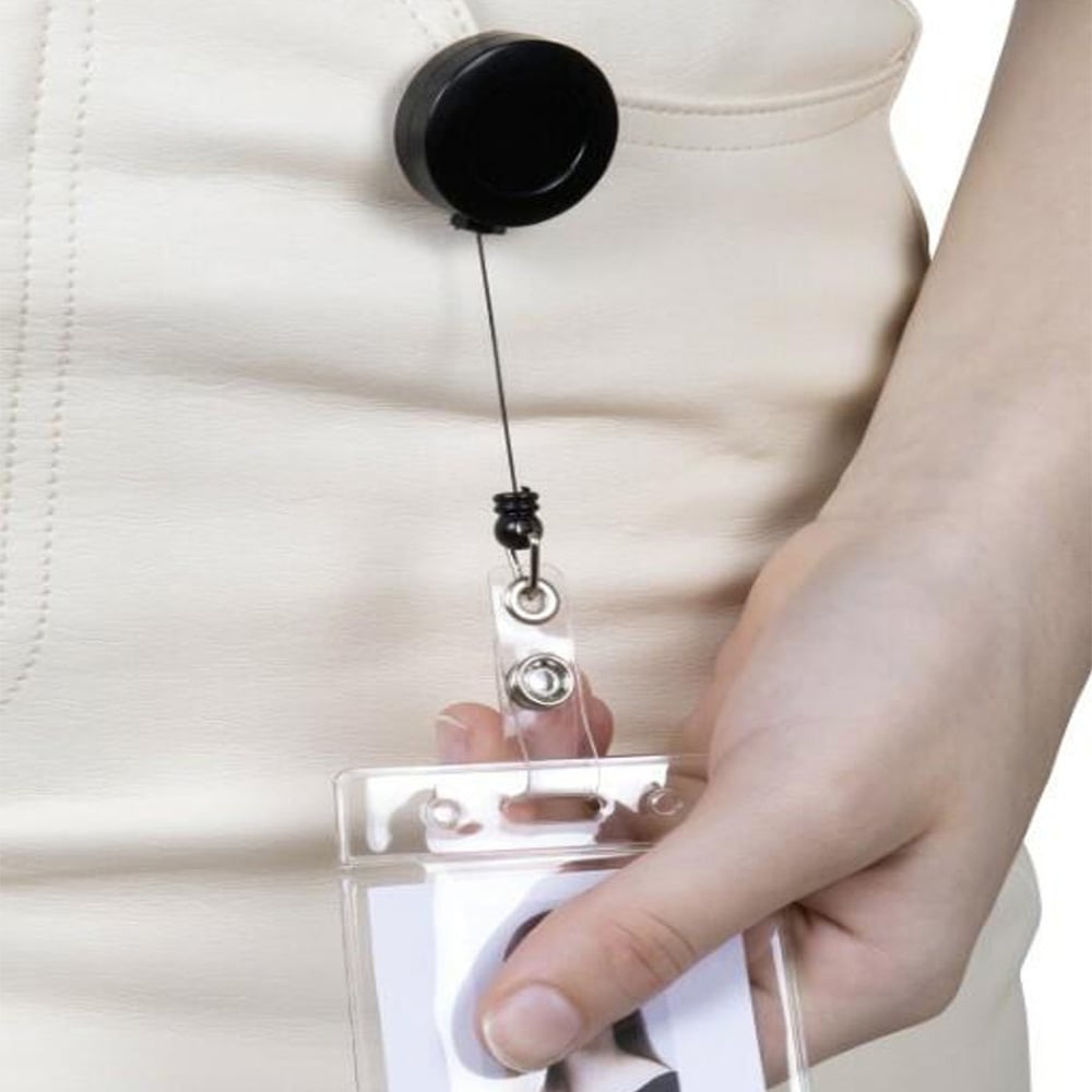 Rexel ID Retractable Card holder with Strap Pack of 6 - InkStation