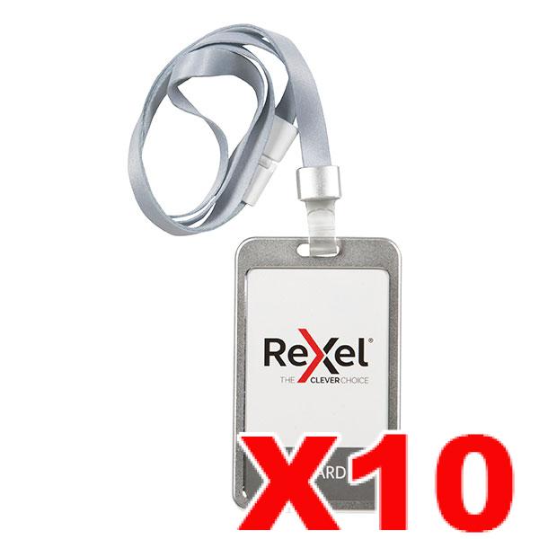 100x 2UP White PVC Name Badge Cards (Total 200 Name Badges) - InkStation