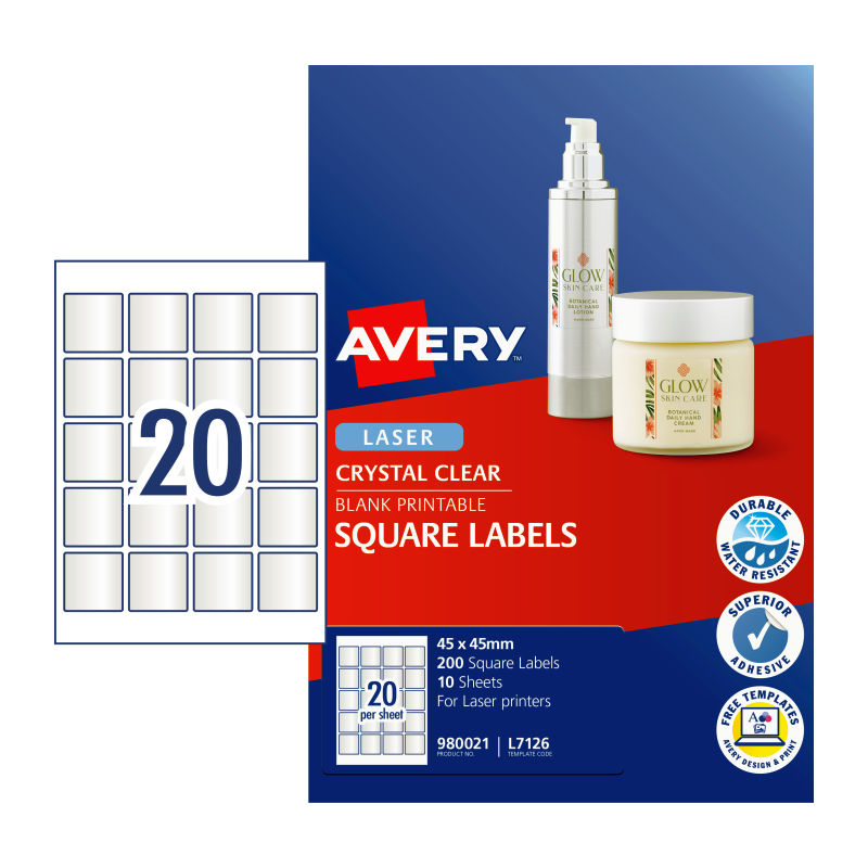 Avery #959411 Weatherproof Laser Shipping Labels 4UP 139 x 99.1 mm ...