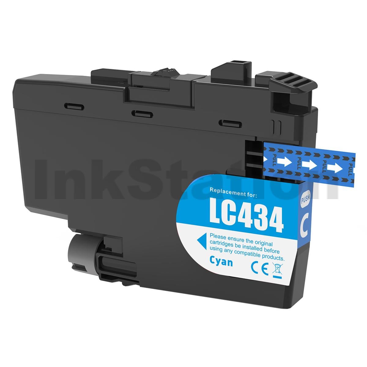 Brother LC-434C Compatible Cyan Ink Cartridge - 750 pages - Ink ...
