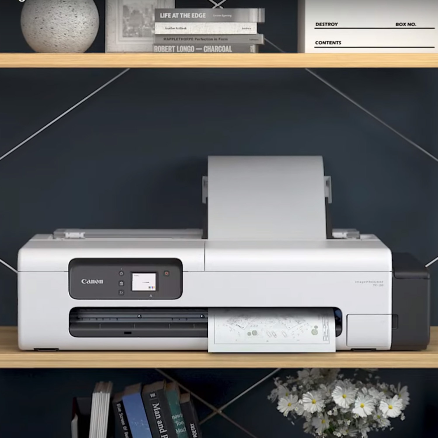 Canon imagePROGRAF TC-20 Wide Format 24" LFP Printer with Stand ...