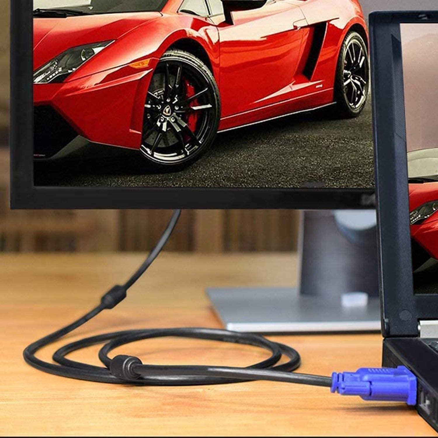 VGA Male to VGA Male Cable for Computer Monitors 1.8M - InkStation
