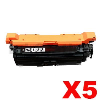 HP 5 x CF330X (654X) Compatible Black High Yield Toner Cartridge ...