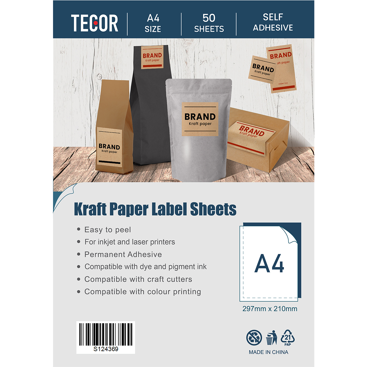 Avery #980011 White Matte Laser Inkjet Removable Multi-Purpose ...