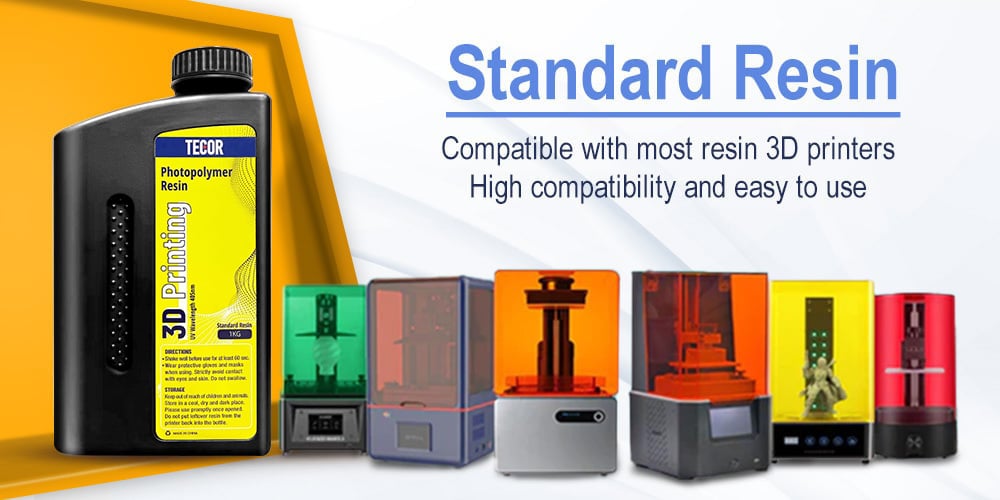 Standard Photopolymer Resin 1KG LCD UV-Curing For LCD Printers - Dark ...