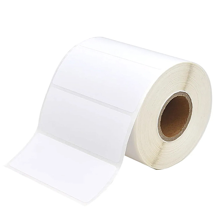40mm Round Circle Direct Thermal Labels White - 1200 Labels per Roll ...