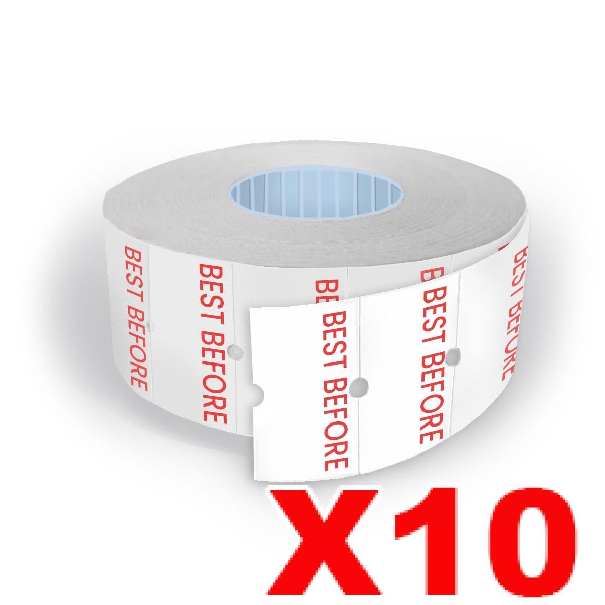 QuikStik 'BEST BEFORE' Mark 1 Date Gun Single Line Label Rolls ...