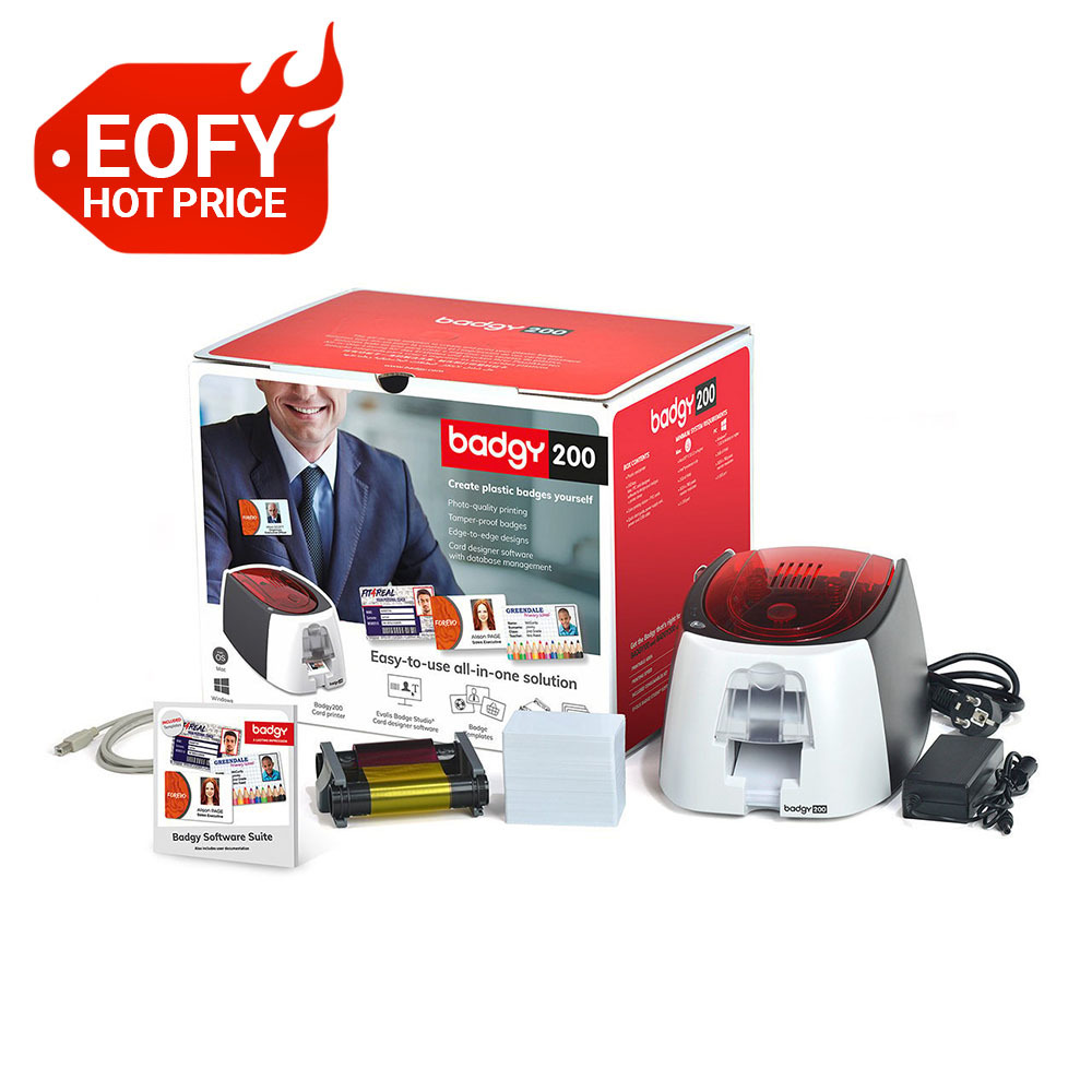 Badgy YMCKO Colour Ribbon For 100 Prints - CBGR0100C - Ink Station