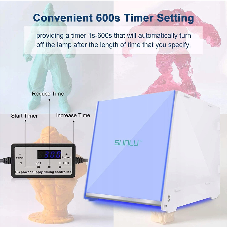 SUNLU UV Resin Curing Box - For Drying and Curing Resin Prints - InkStation