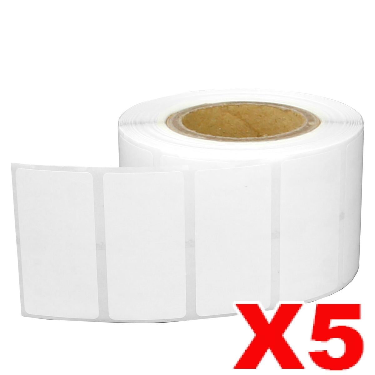 50mm X 25mm Perforated Direct Thermal Labels White - 2000 Labels per ...