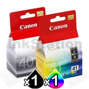 Canon PG-40, CL-41 Ink Cartridges - Ink Station