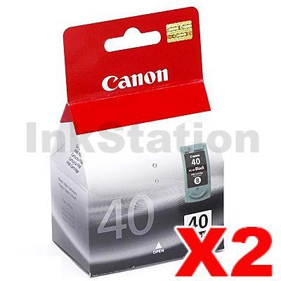 Canon 2 x PG-40 Genuine Ink Cartridge - Ink Cartridges - InkStation