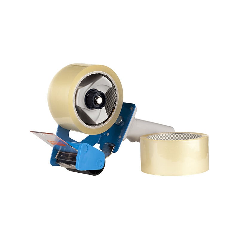 Packaging Tape Dispenser With Safety Edge Cover and Double Edge Blade ...