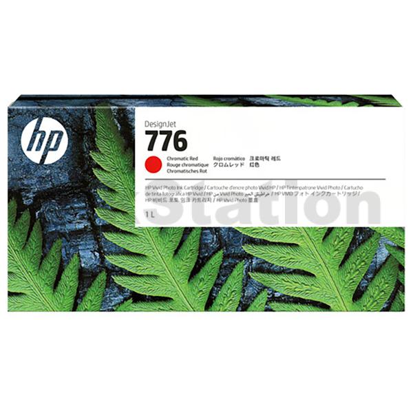 HP 776 Genuine Chromatic Red 1-liter Ink Cartridge 1XB10A - Ink ...