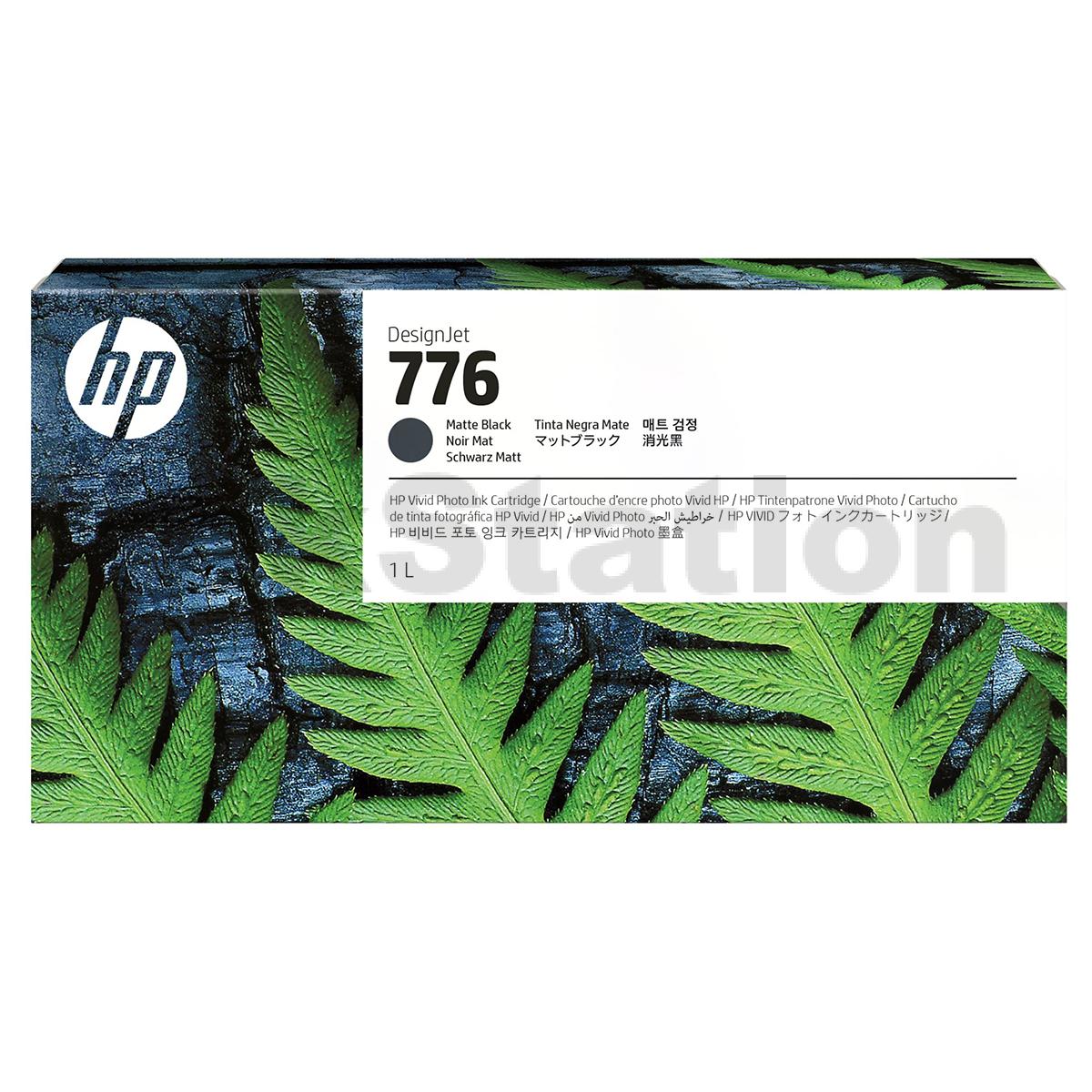 HP 776 Genuine Matte Black 1-liter Ink Cartridge 1XB12A - Ink ...