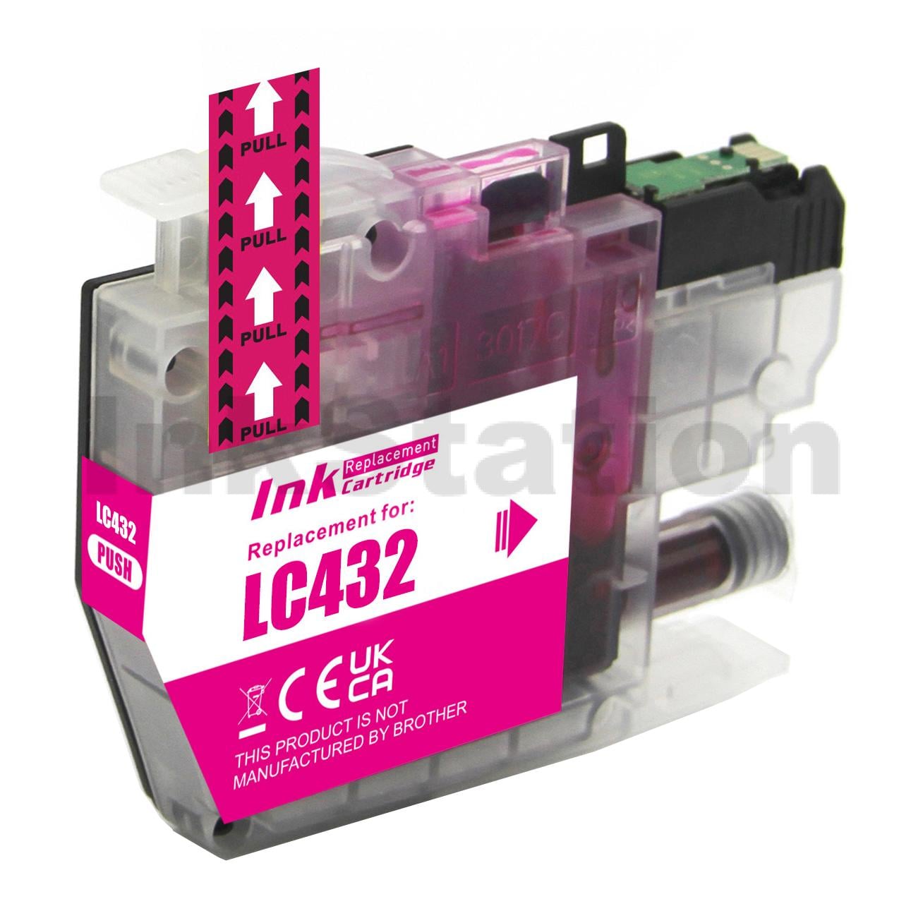 Brother Compatible LC-432M Magenta Ink Cartridge - 550 pages - Ink ...