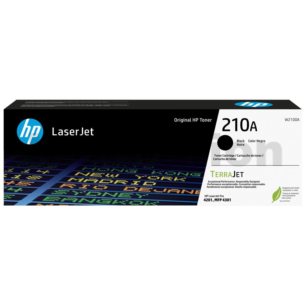 HP 210A W2100A Genuine Black Toner Cartridge - 2,000 pages - Toner ...