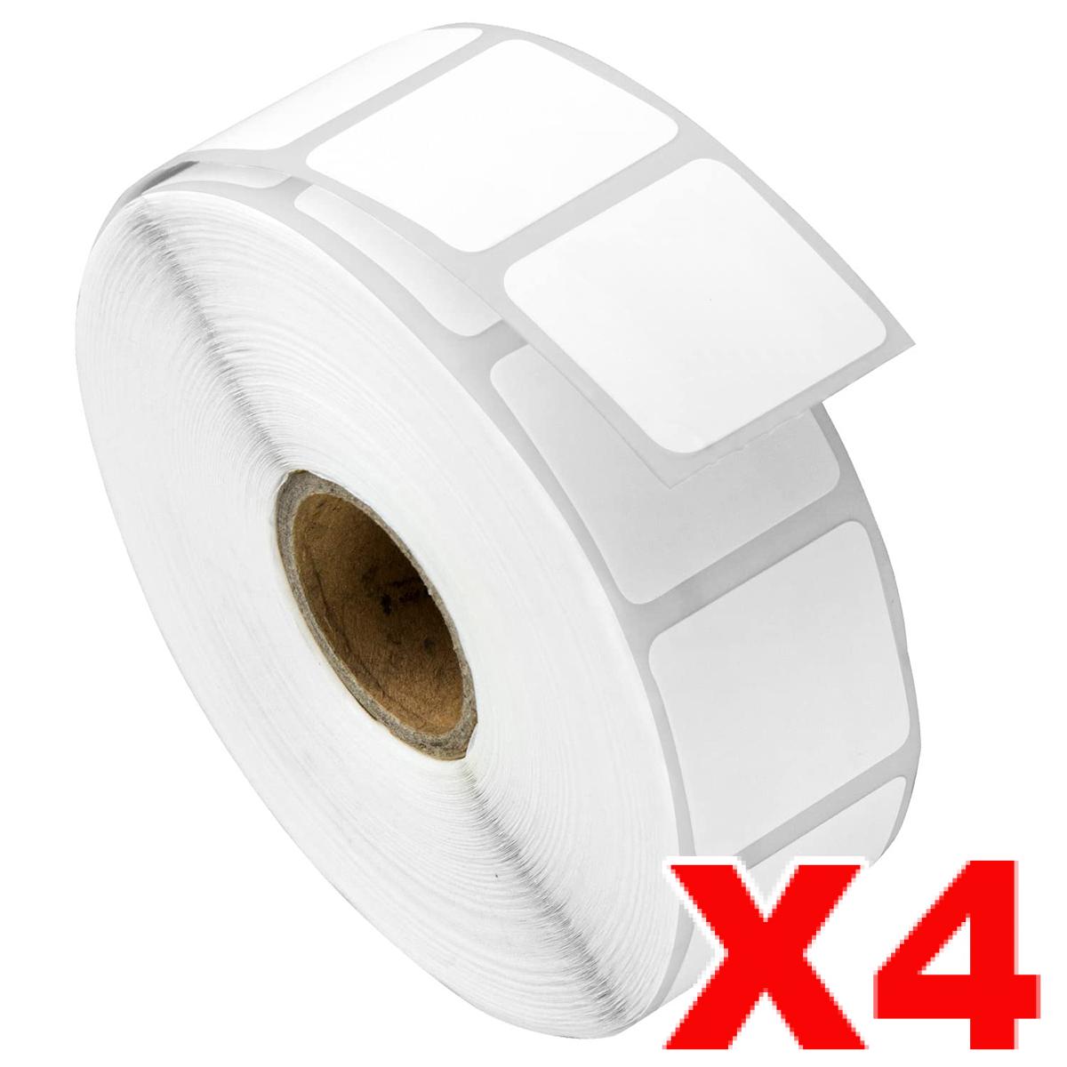 50mm X 25mm Perforated Direct Thermal Labels White - 2000 Labels per ...