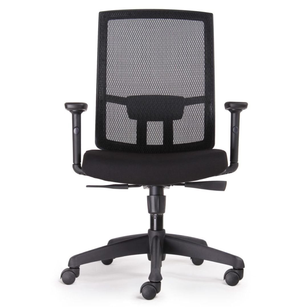 Rapidline Kal Task High Back Mesh Office Chair with Adjustable Arms ...