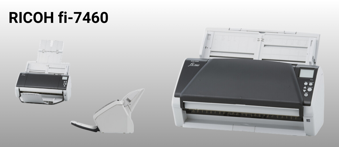 Fujitsu Ricoh FI-7460 High Speed A3 Duplex Document Scanner with 60ppm ...