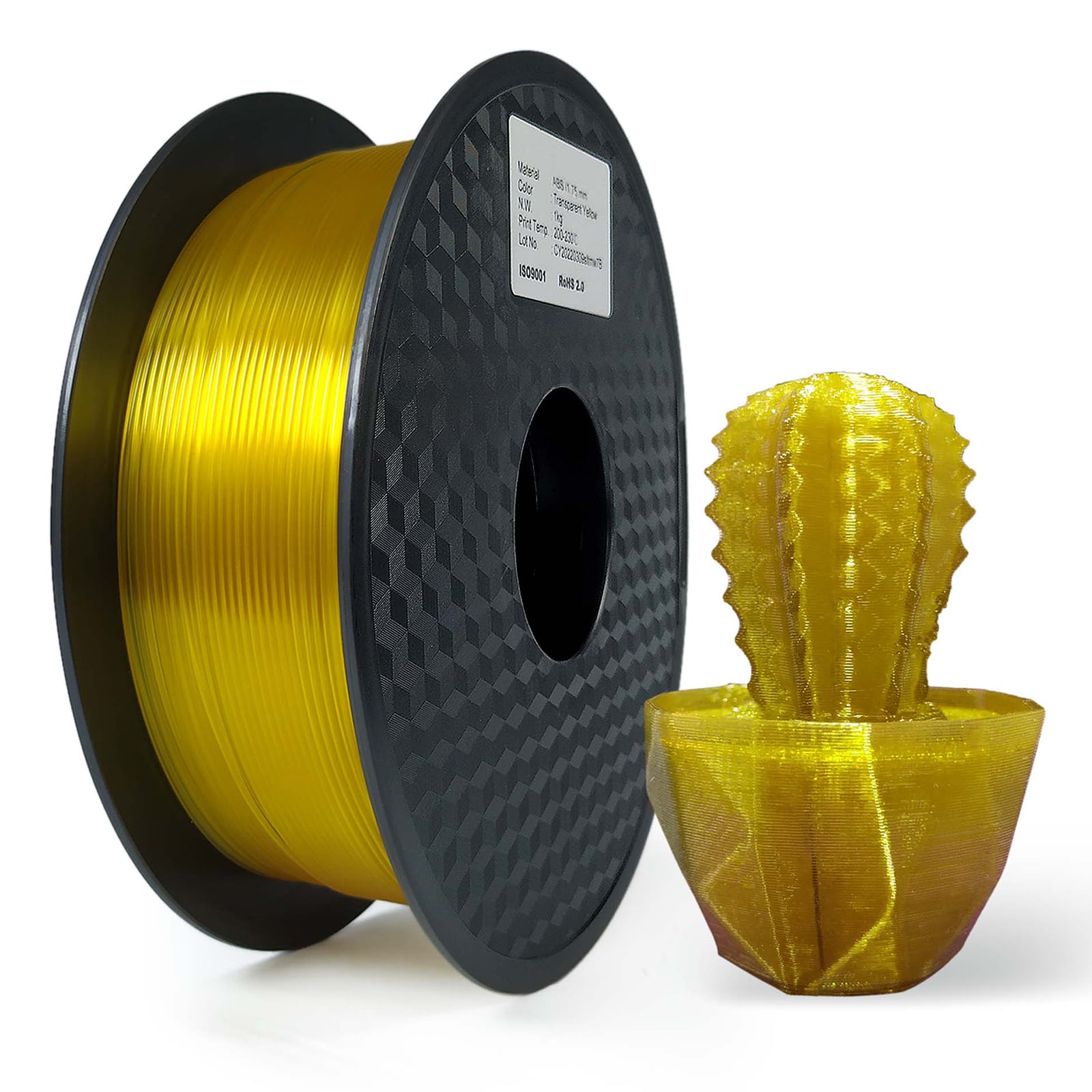 1 x ABS 3D Filament 1.75mm Transparent Purple - 1KG - InkStation