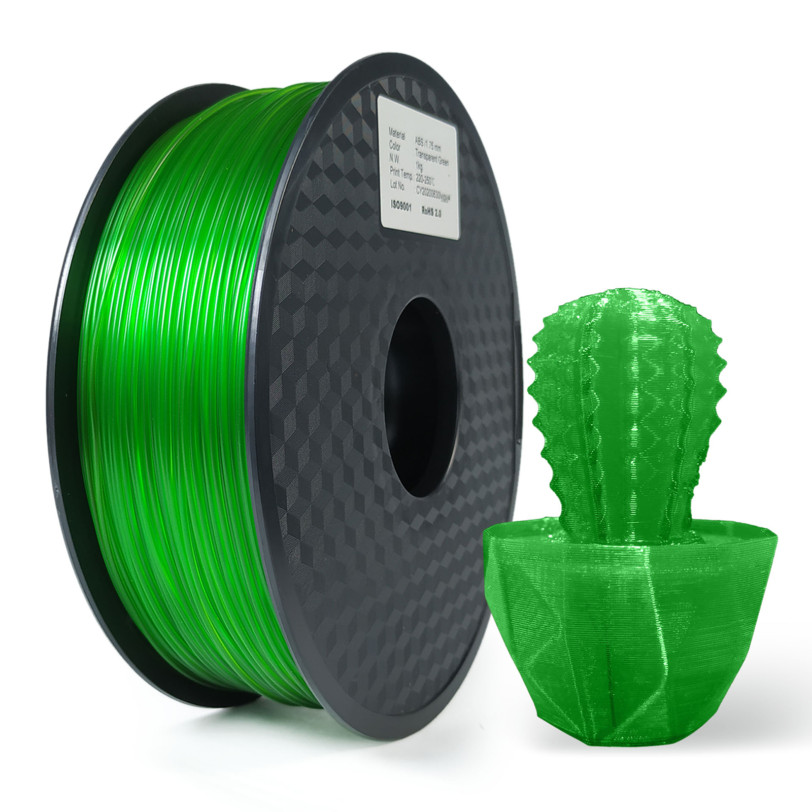 1 x ABS 3D Filament 1.75mm Transparent Blue - 1KG - InkStation