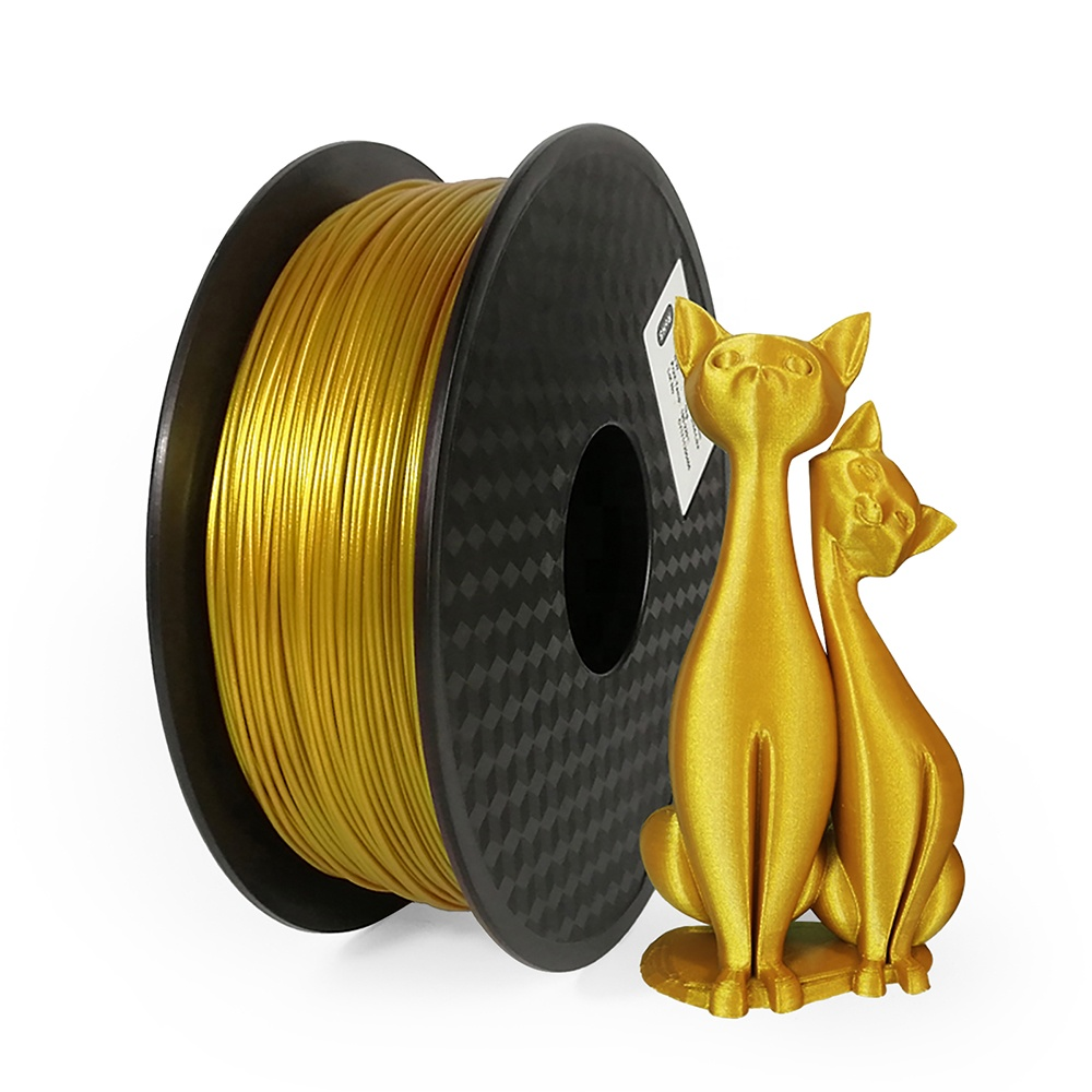 1 x PLA 3D Filament 1.75mm Metal Like Gold - 1KG - InkStation