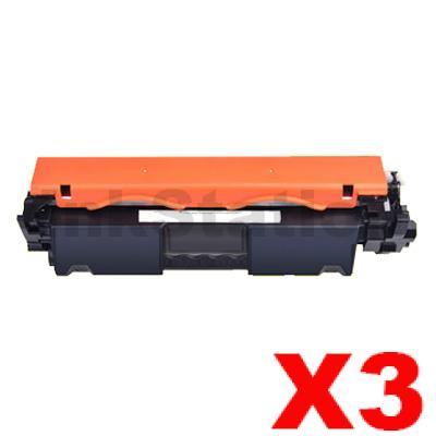 HP 3 x CF230X (30X) Compatible Black High Yield Toner Cartridge - 3,500 ...