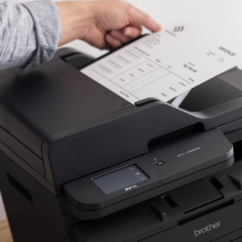 Brother MFC-L2880DW Wireless Multi-Function Mono Laser Printer with ...