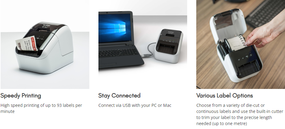 Brother QL-800 Label Printer Machine - InkStation