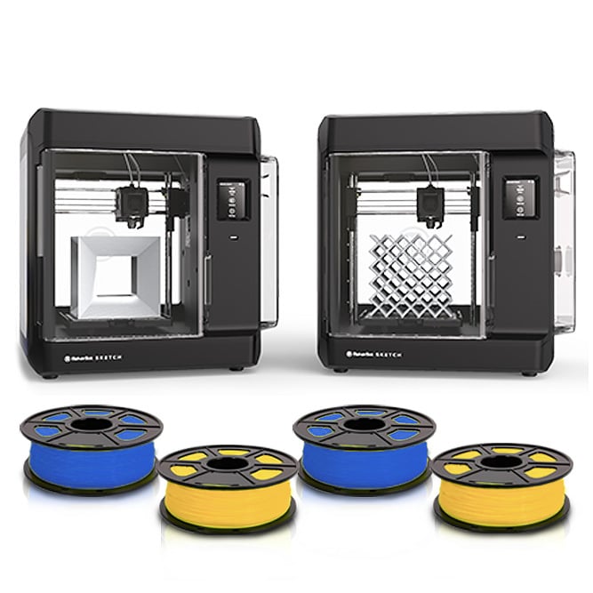 Makerbot Sketch Classroom 3D Printer Bundle - InkStation