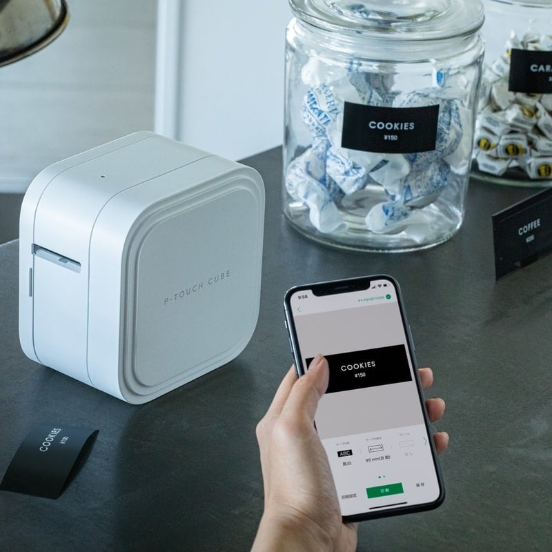 Brother PT-P910BT P-Touch Cube Pro Smartphone and PC label Maker ...