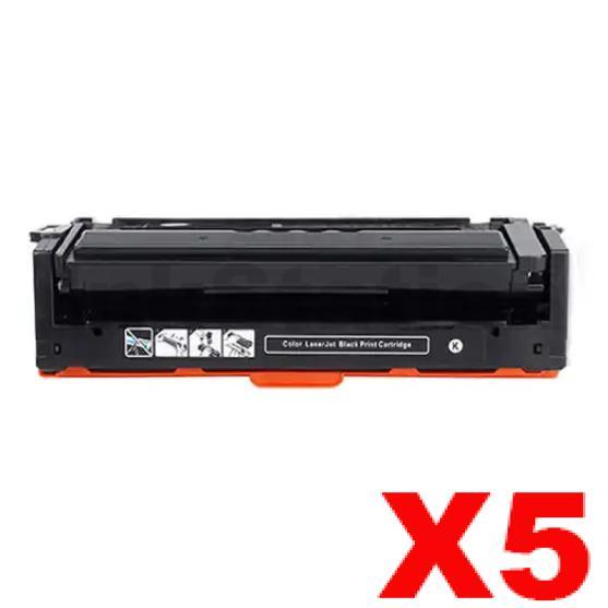 HP 5 x 658A W2000A Compatible Black Toner Cartridge - 7,000 pages ...