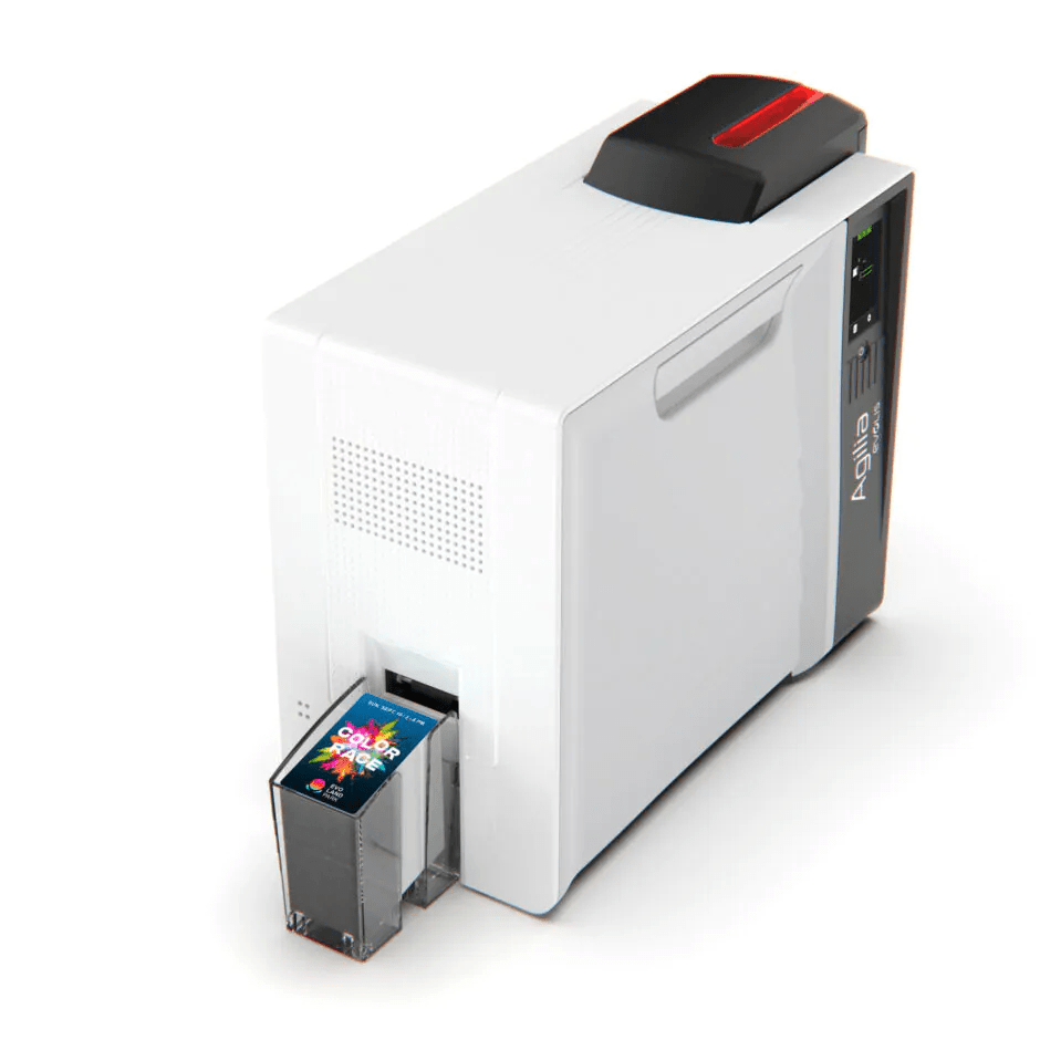 Evolis Agilia Simplex Expert Single Sided Retransfer USB & Ethernet ID ...
