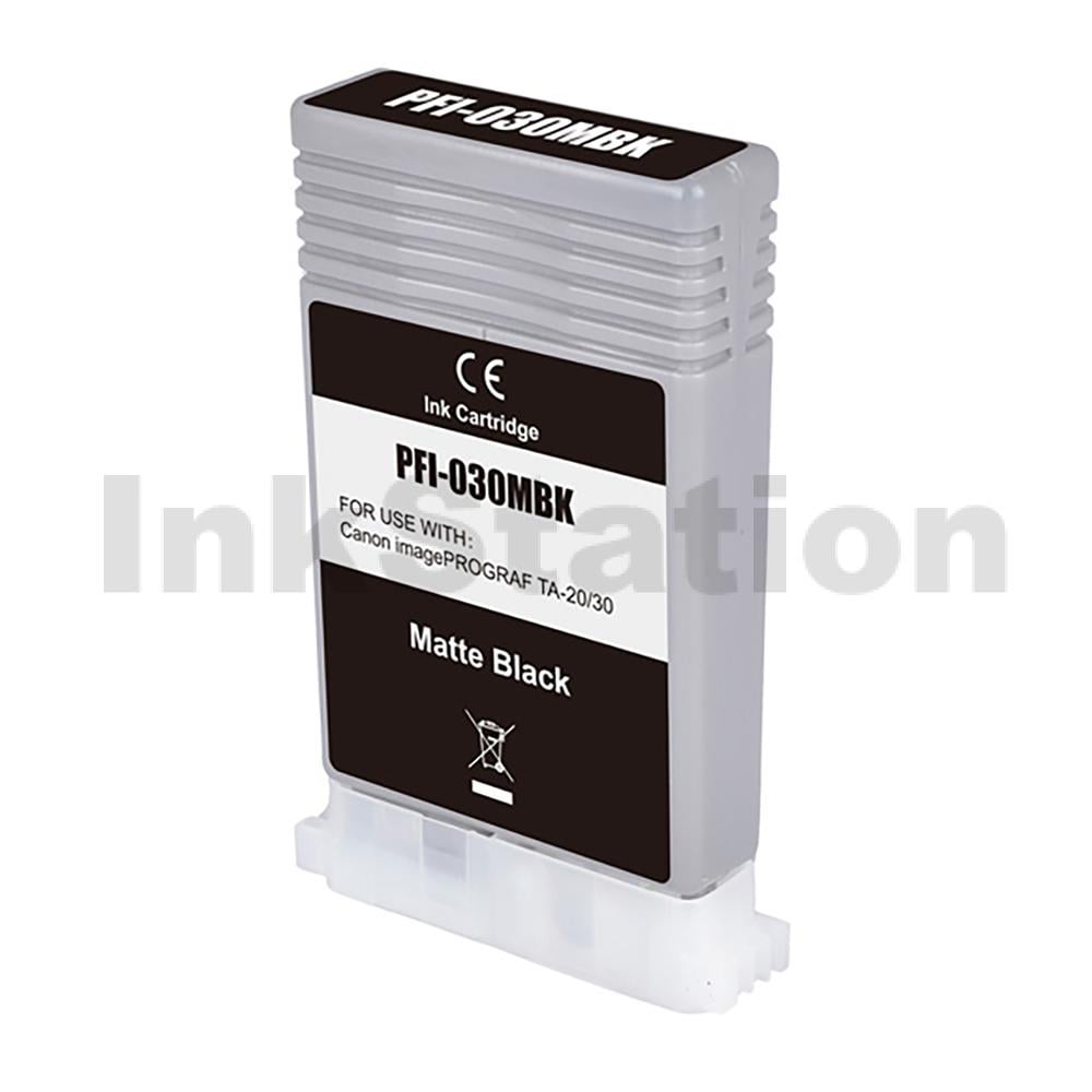 Canon Compatible PFI-030MBK Matte Black Ink Tank 55ml - Ink Cartridges - InkStation