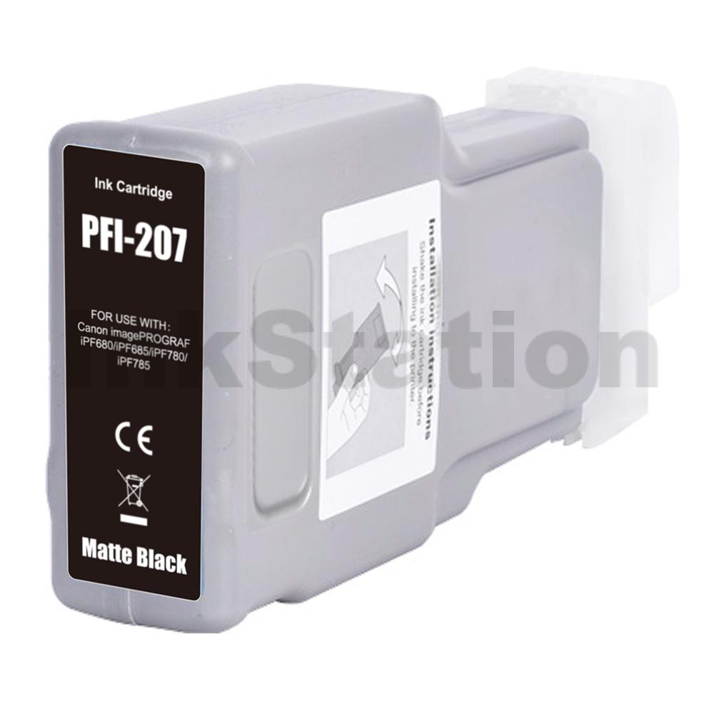Canon Compatible PFI-207MBK Matte Black Ink Tank - Ink Cartridges ...