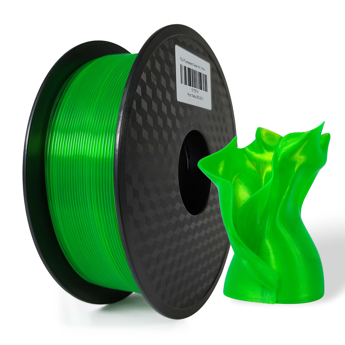 1 x PLA 3D Filament 1.75mm Fluorescent Red - 1KG - InkStation