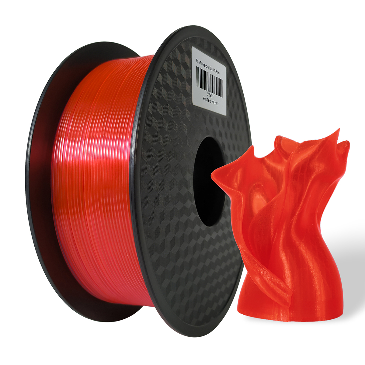 8 Colours PLA+ 3D Filament 1.75mm Combo Pack (Black+White+Grey+Red ...