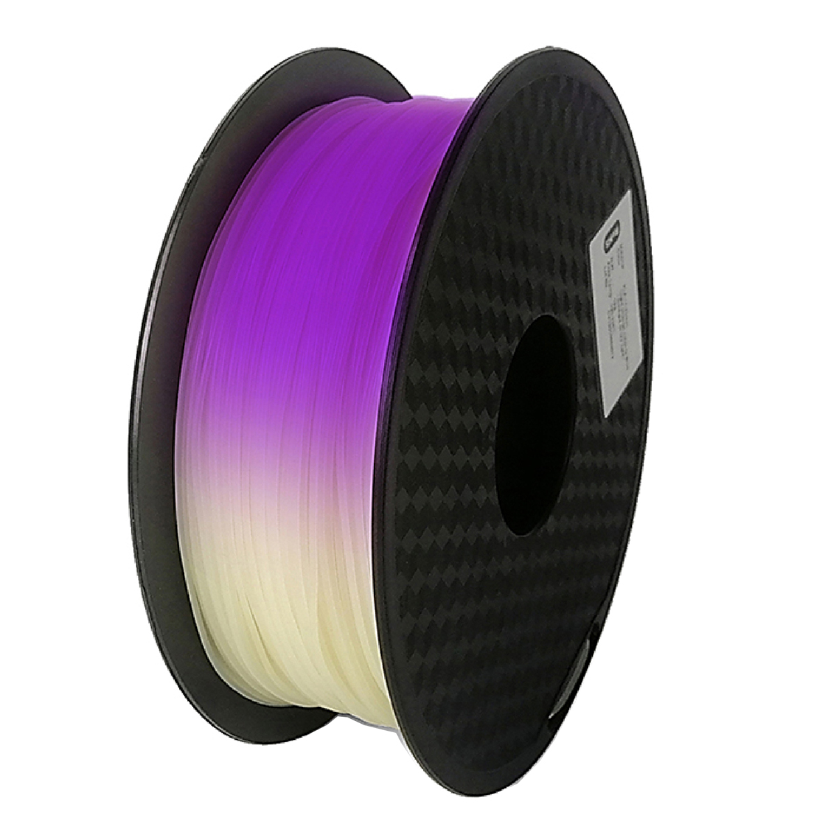1 x PLA 3D Filament 1.75mm UV Light Colour Change White to Yellow - 1KG ...