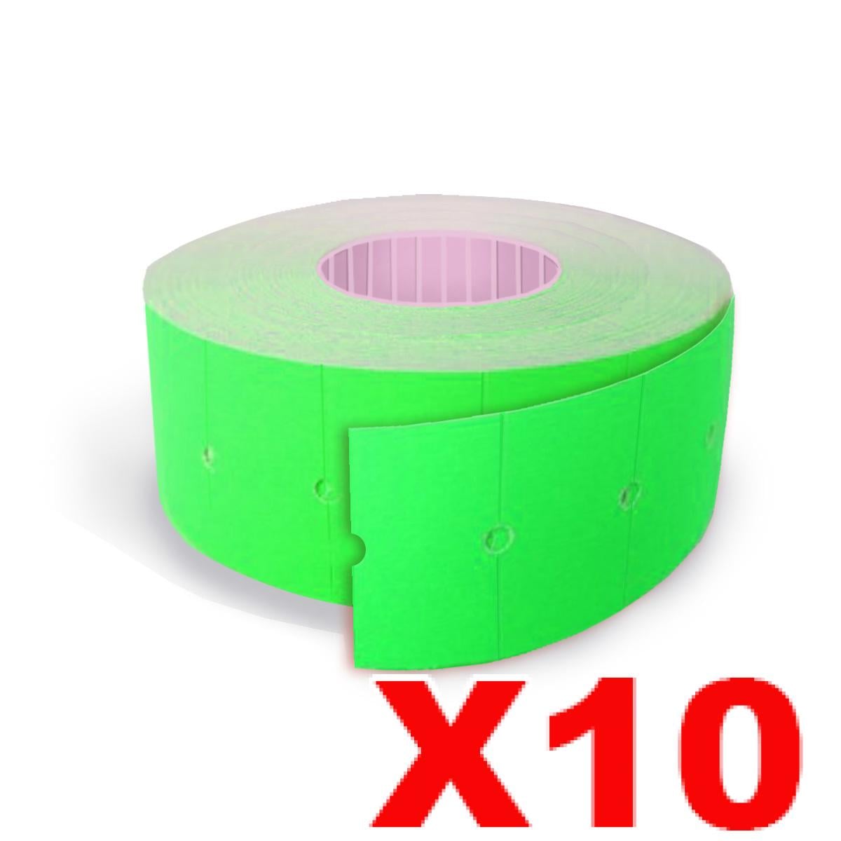 Plain White Price Labels 21x12mm for Single Line Pricing Guns - InkStation