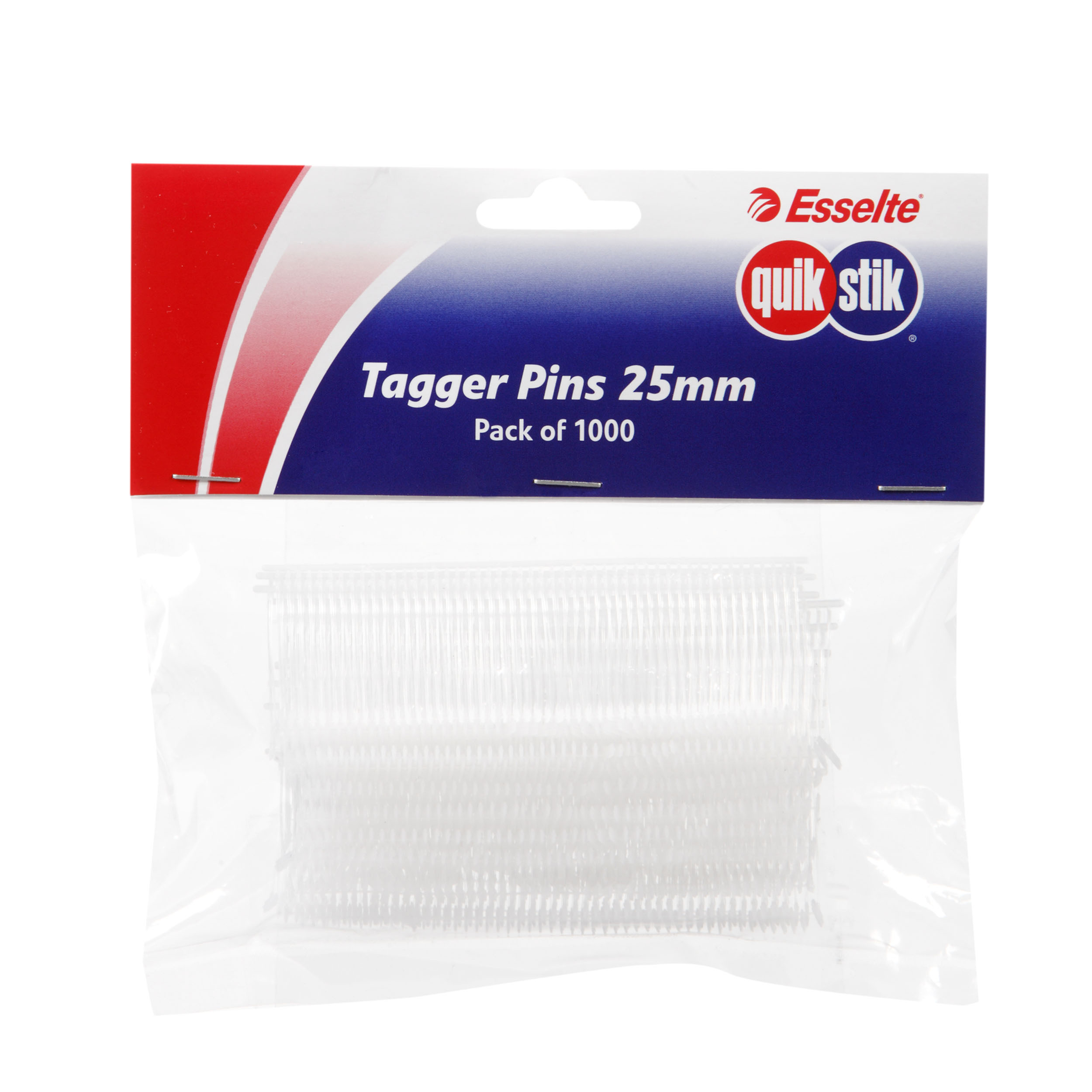 Quikstik 25mm Tagger Pins 1000pcs (47610) - InkStation