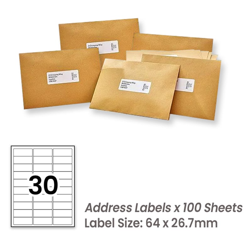 Avery #980040 Fabric Laser Name Badge Labels 10UP 88mm x 52mm - L7427 ...