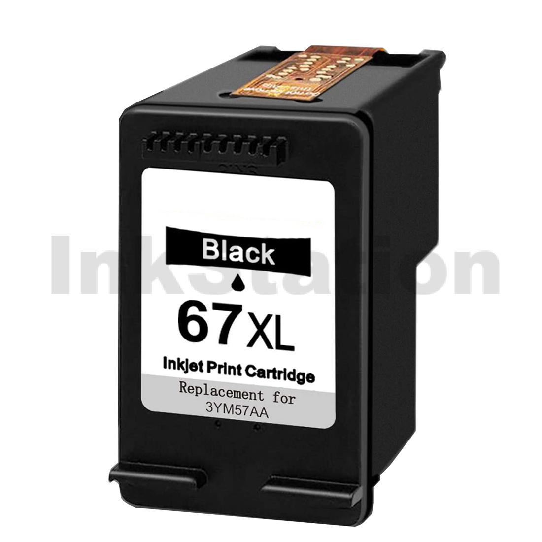 HP 67XL Compatible Black High Yield Inkjet Cartridge 3YM57AA - 240 ...