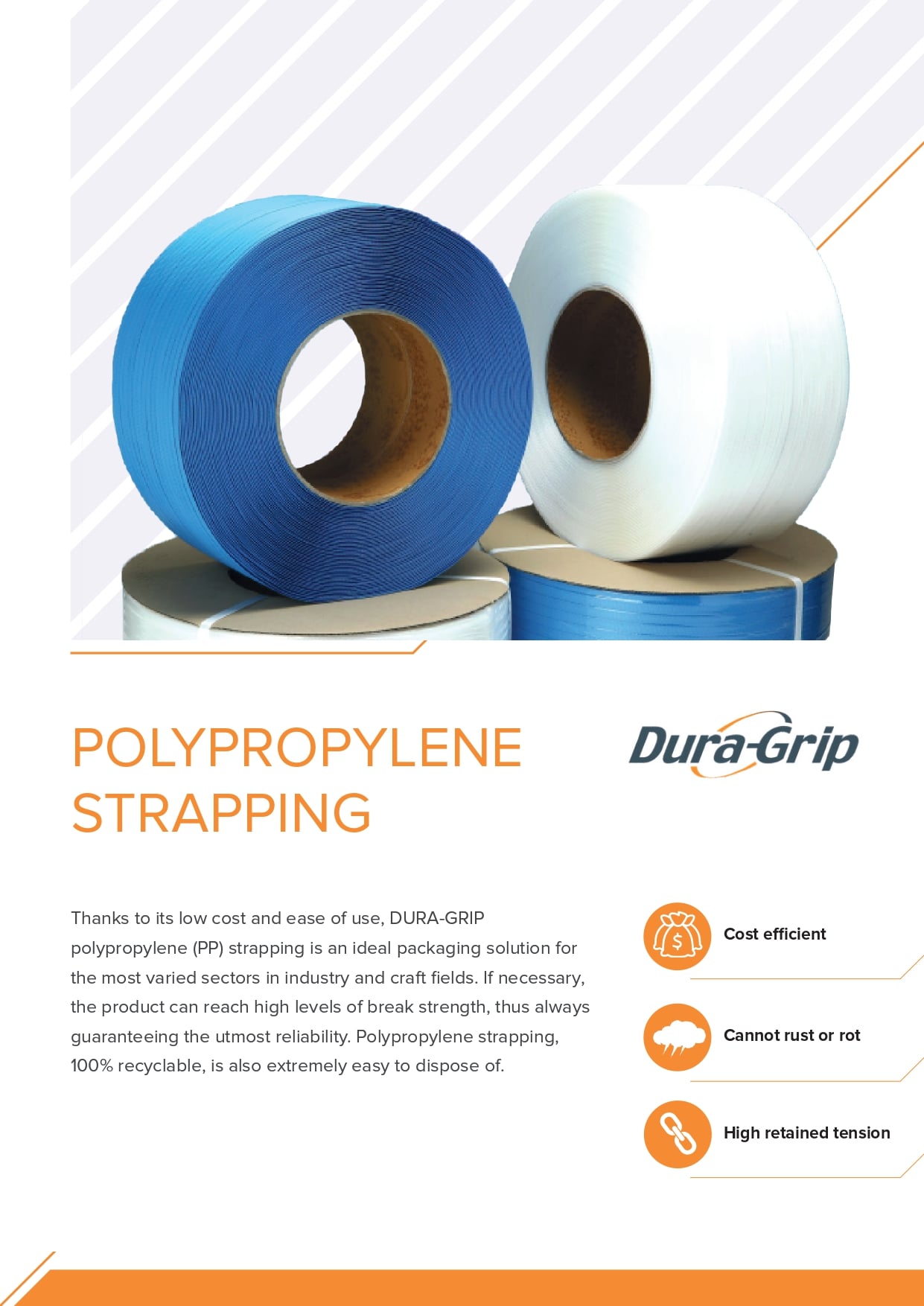 PP Polypropylene Heavy Band Strapping - InkStation