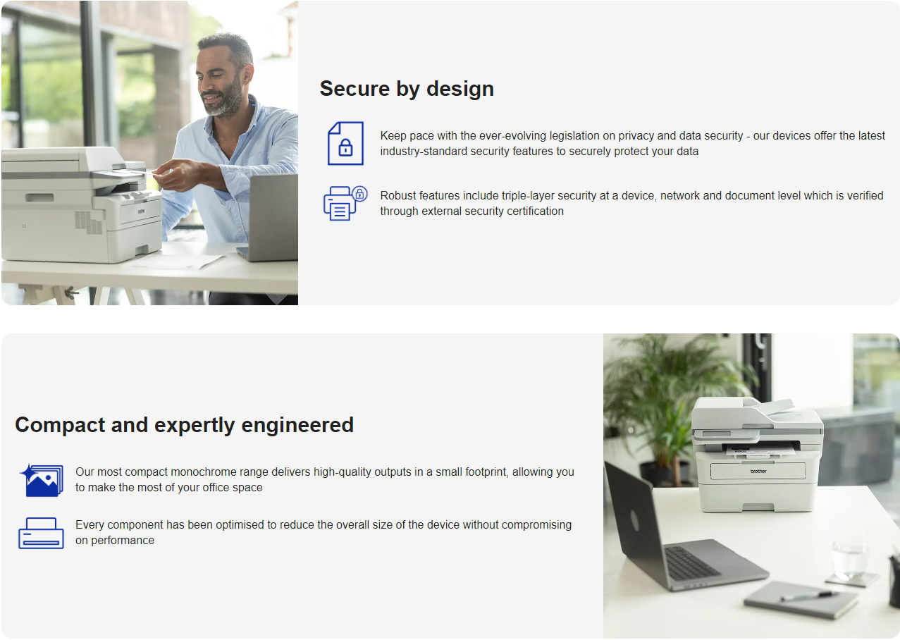 Brother MFC-L2920DW A4 Wireless Multifunction Monochrome Laser Printer ...