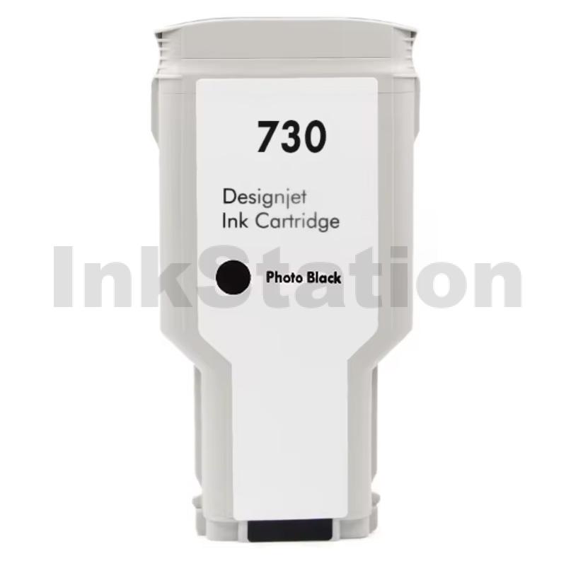 HP 730 Compatible Photo Black 300ML DesignJet Inkjet Cartridge P2V73A ...