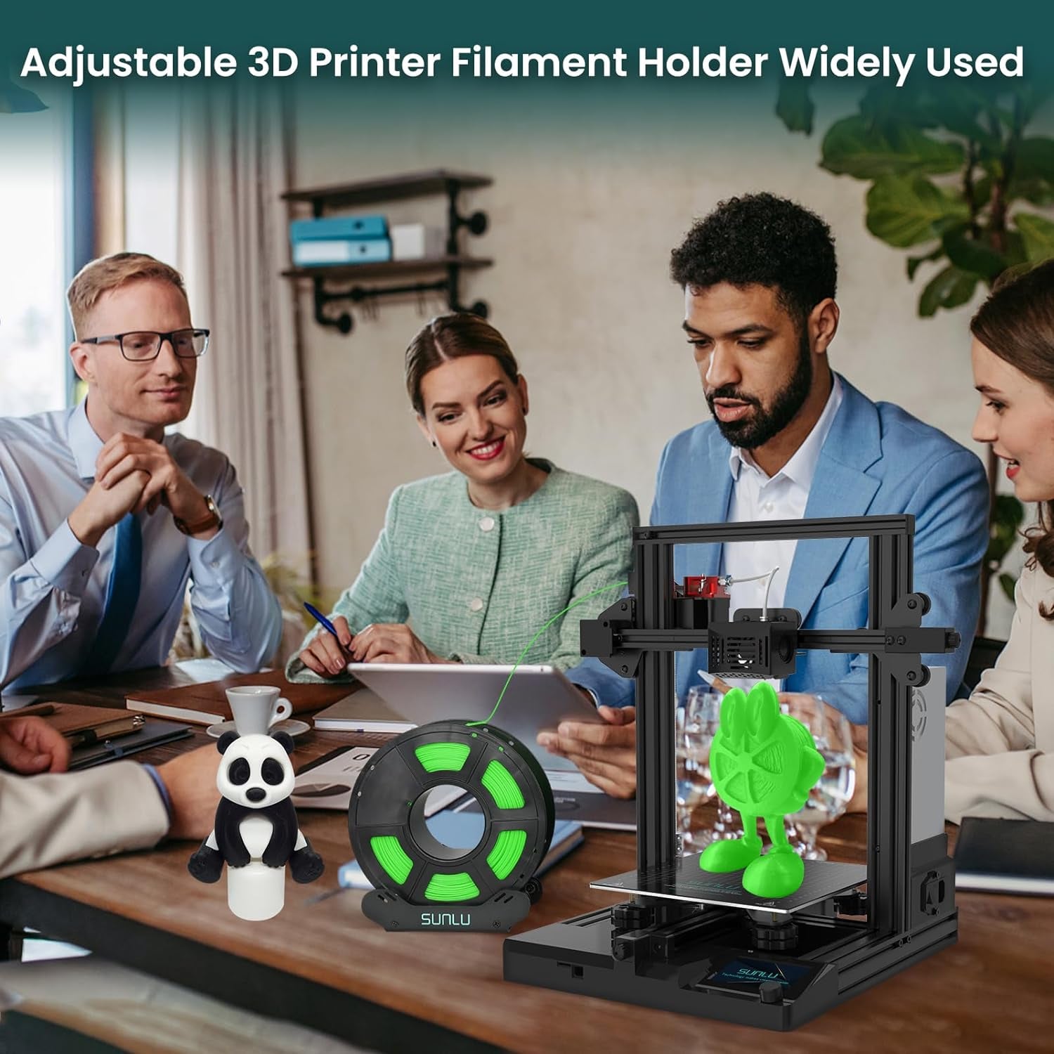 3D Filament Holder For 56mm to 140mm Wide Spools Weight Capacity Up to ...