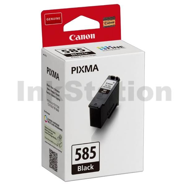 Canon PG-585 Genuine Black Ink Cartridge - 180 pages - Ink Cartridges ...