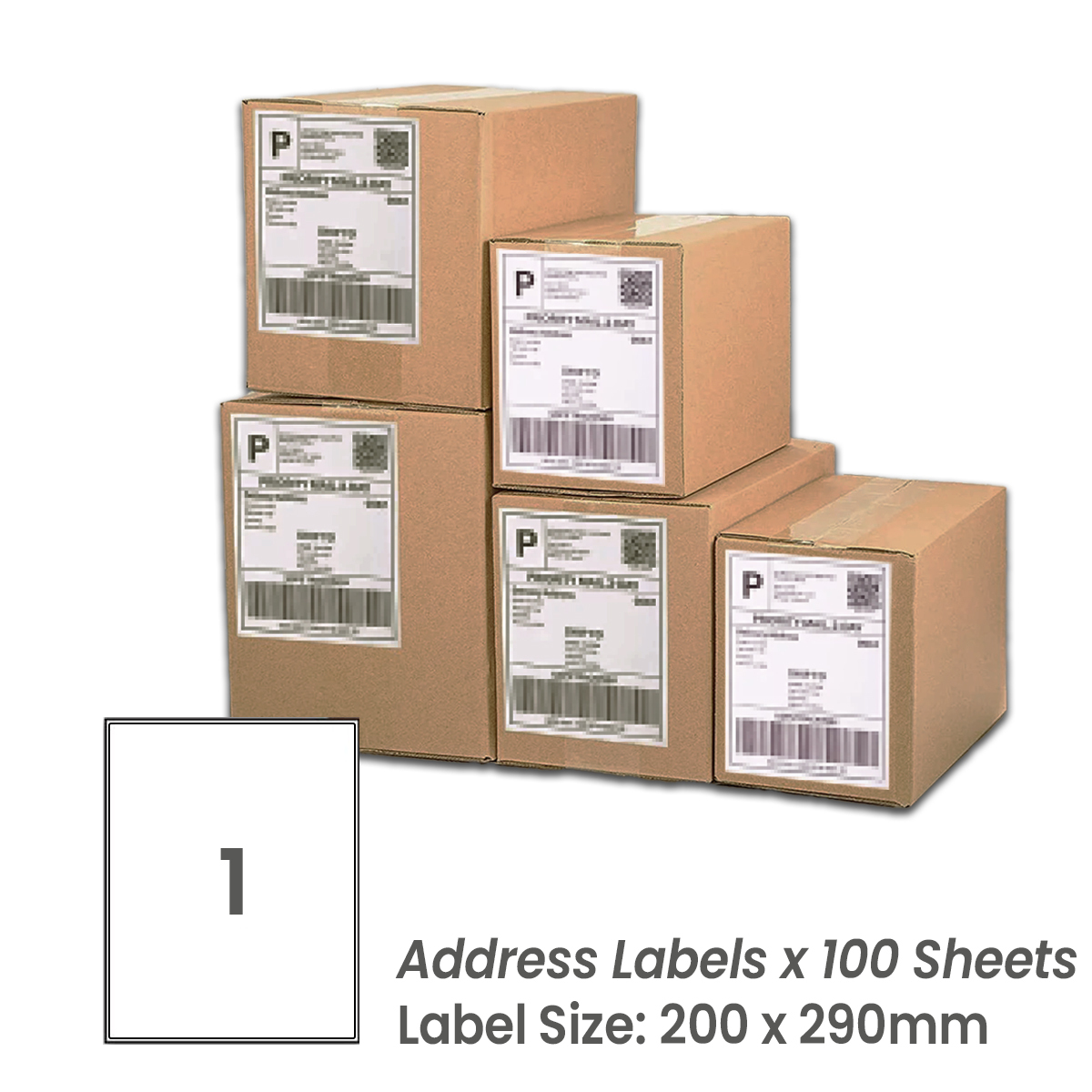 Avery #959411 Weatherproof Laser Shipping Labels 4UP 139 x 99.1 mm ...